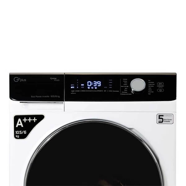 ماشین لباسشویی جی پلاس مدل GWM-M105w - جی پلاس هوم