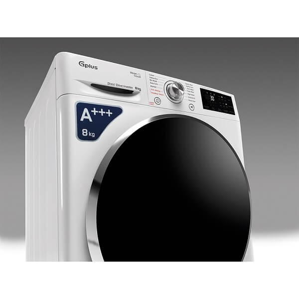 ماشین لباسشویی 8 کیلویی جی پلاس مدل GWM-M880WKTN - جی پلاس هوم