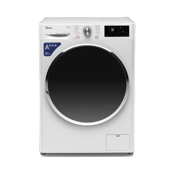 ماشین لباسشویی 8 کیلویی جی پلاس مدل GWM-R88W-KTN - جی پلاس هوم